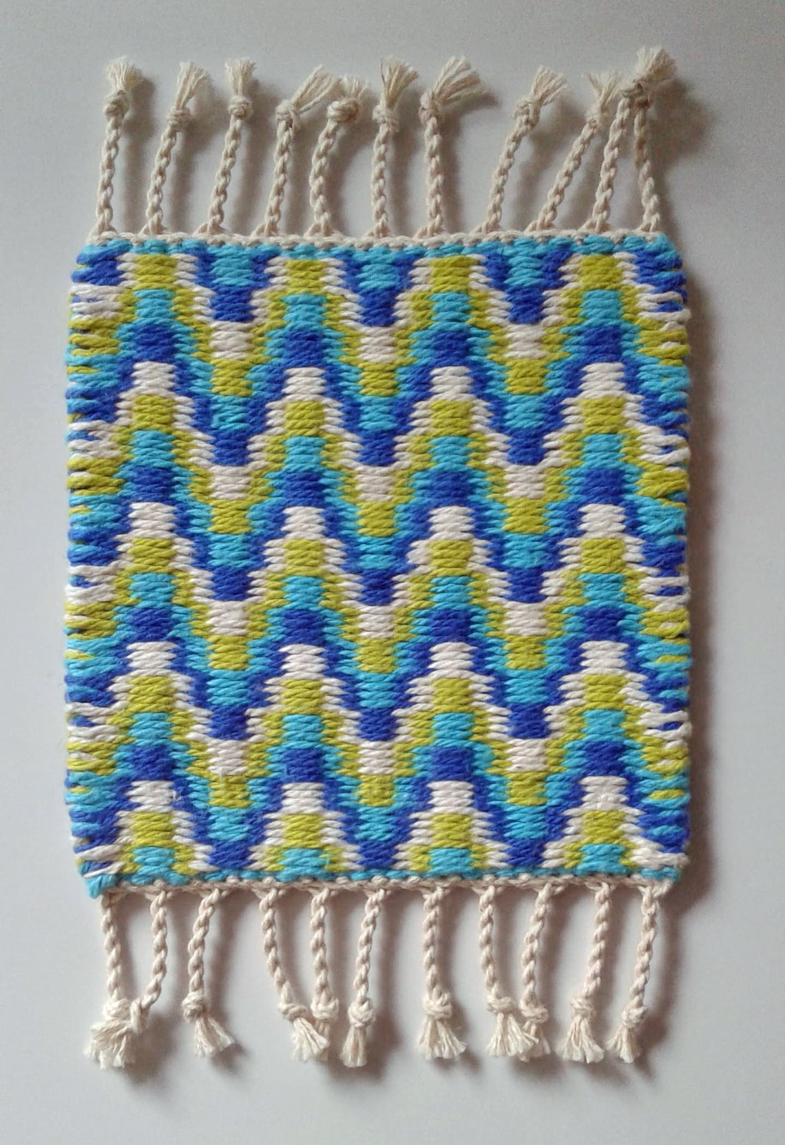 Boundweave Blocks Mug Rug WEAVING PATTERN PDF Digital Download - Etsy