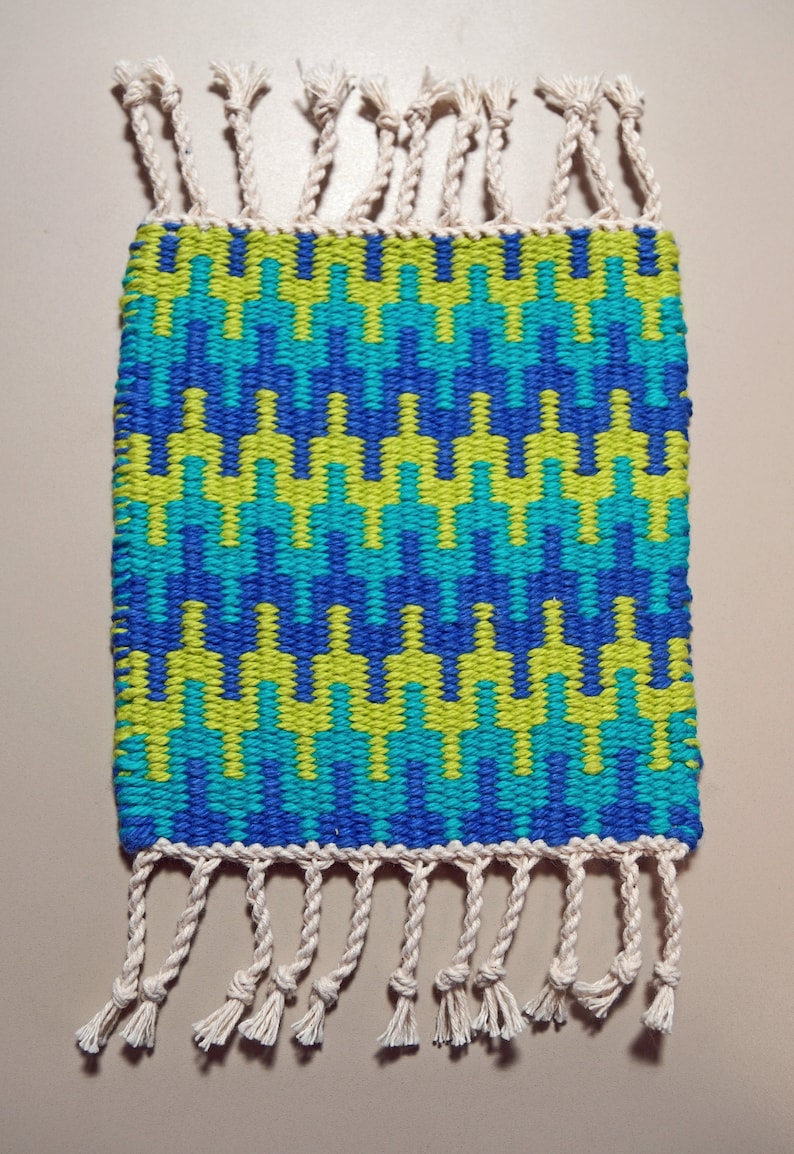 Krokbragd Mug Rug Multishaft WEAVING PATTERN | PDF Digital Download - Etsy