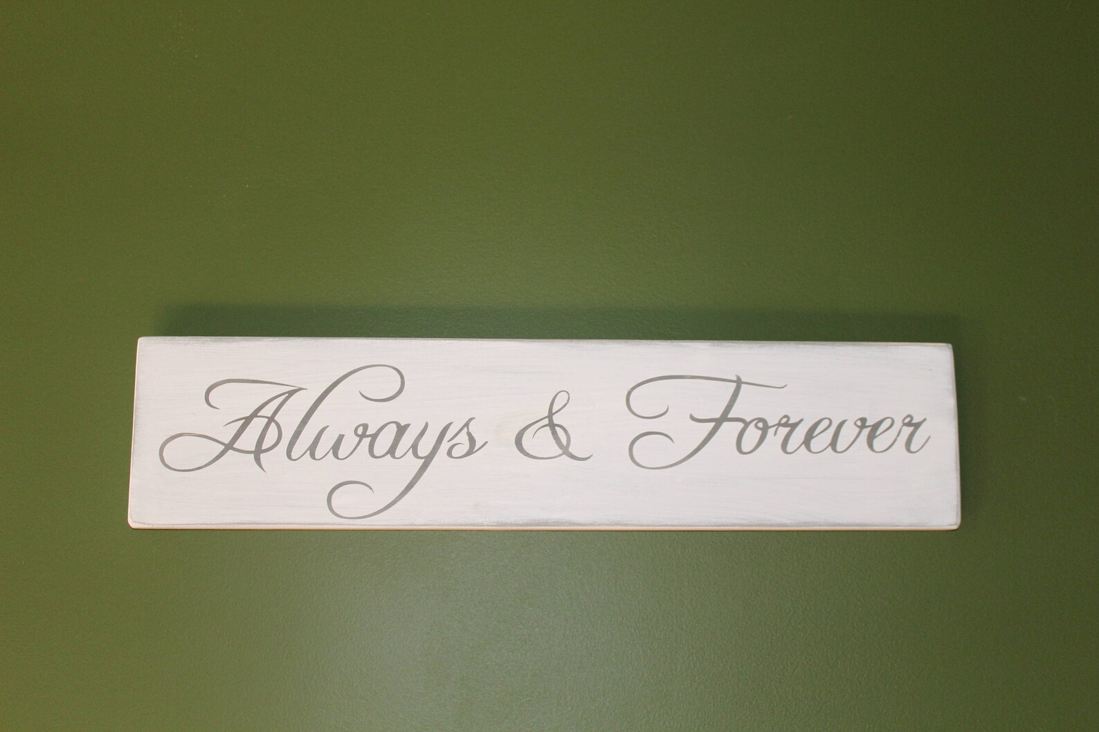 Always and Forever Sign/ Wood Signs for Weddings/ Distressed | Etsy