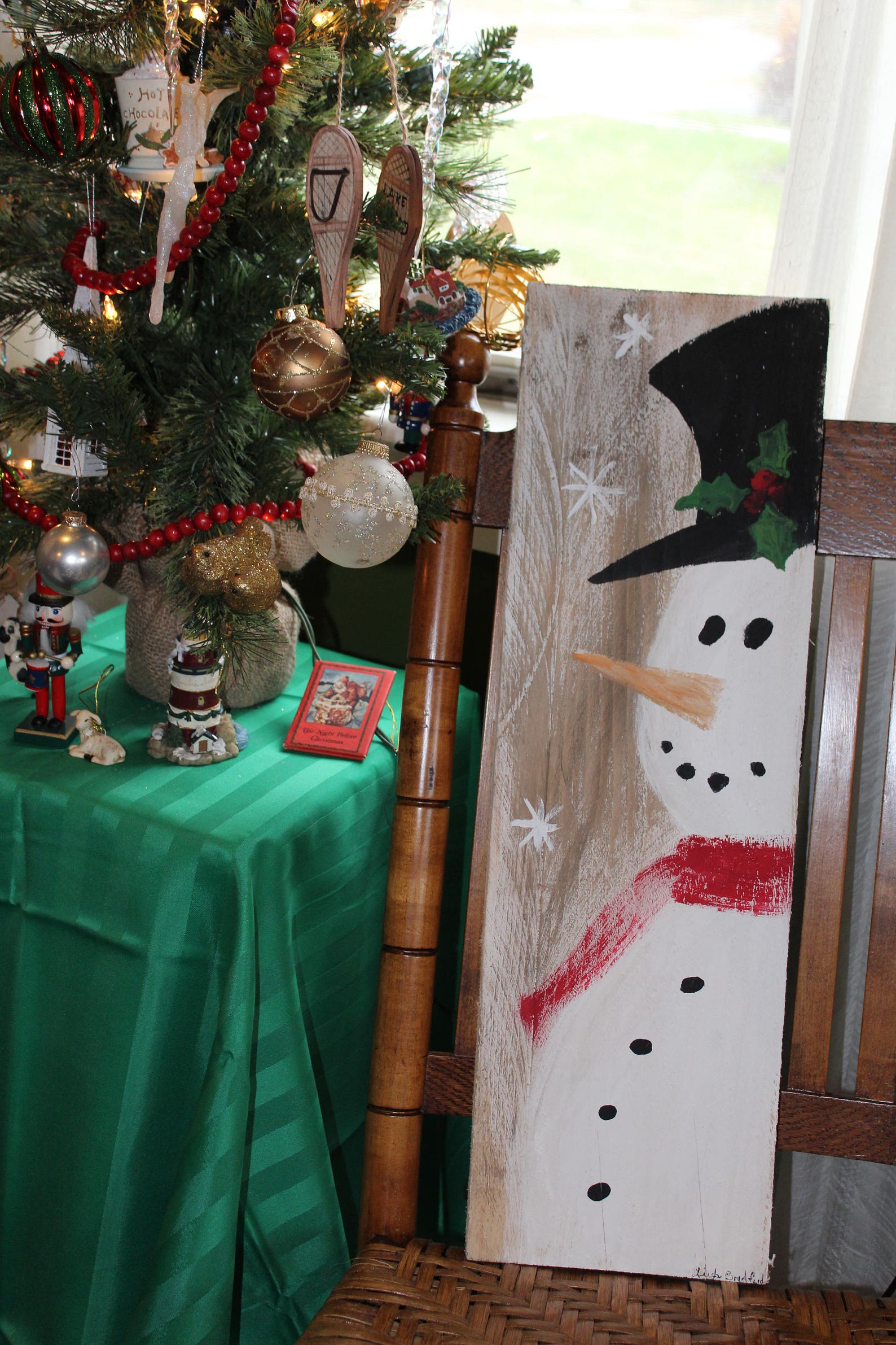 Rustic Snowman Wooden signs/Handmade Christmas Wood | Etsy