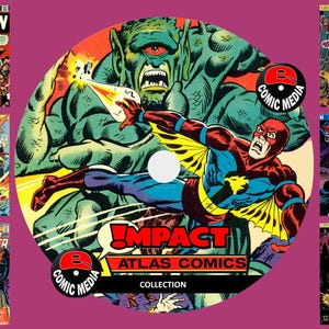 Atlas + Impact Comics on PC DVD Rom (CBR Format) - Etsy