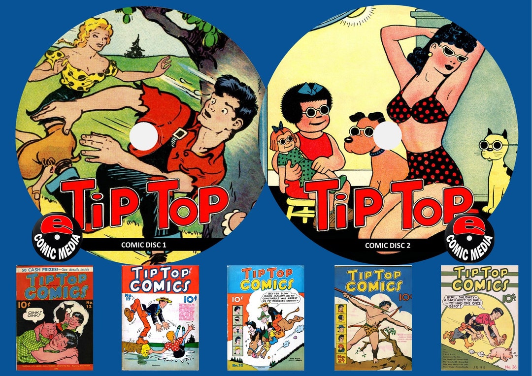 Tip-top Comic Collection on Two PC DVD Rom’s (CBR Format) - Etsy