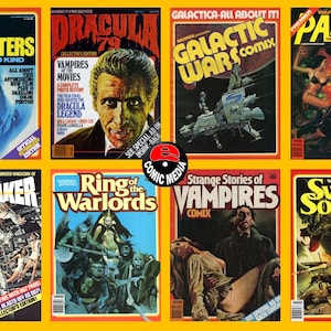 Warren Comic Magazine Collection on PC DVD Rom (CBR Format) - Etsy