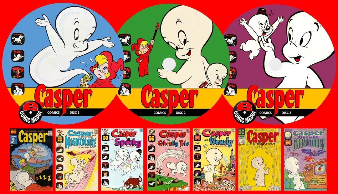 Casper-harvey Comics on 3 PC DVD Rom’s (CBR Format) - Etsy