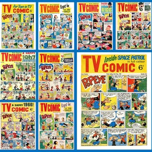 TV Comic UK 1950’s-60’s on Two Pc DVD Rom’s (cbr Format) - Etsy