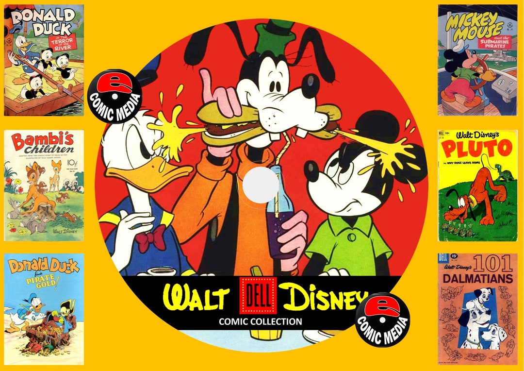 Dell Disney Classics Comics on PC DVD Rom CBR Format - Etsy