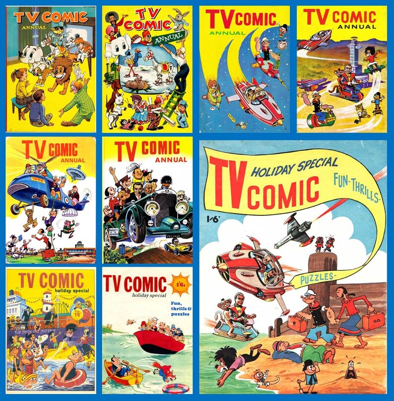 TV Comic UK 1950’s-60’s on Two Pc DVD Rom’s (cbr Format) - Etsy