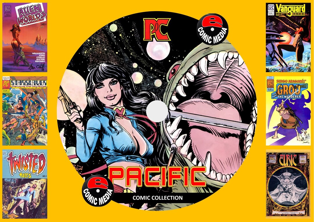Pacific Comics on PC DVD Rom (CBR Format) - Etsy