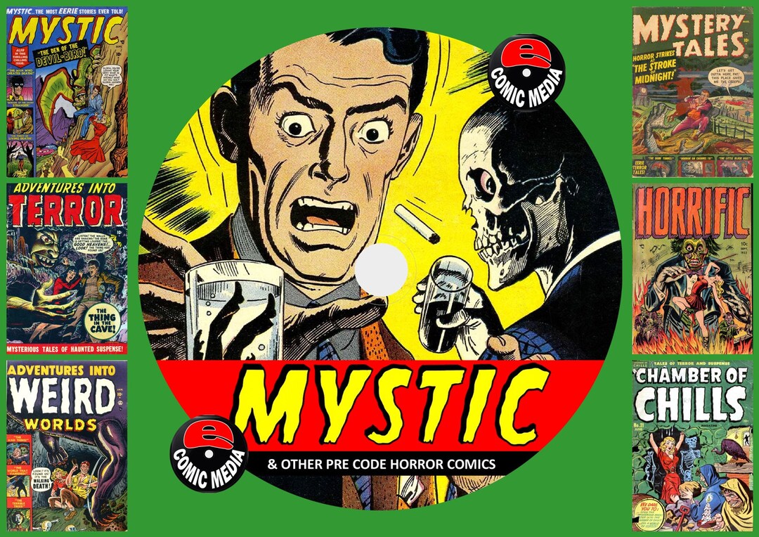 Mystic & Other Pre-code Horror Comics on PC DVD Rom (CBR Format) - Etsy