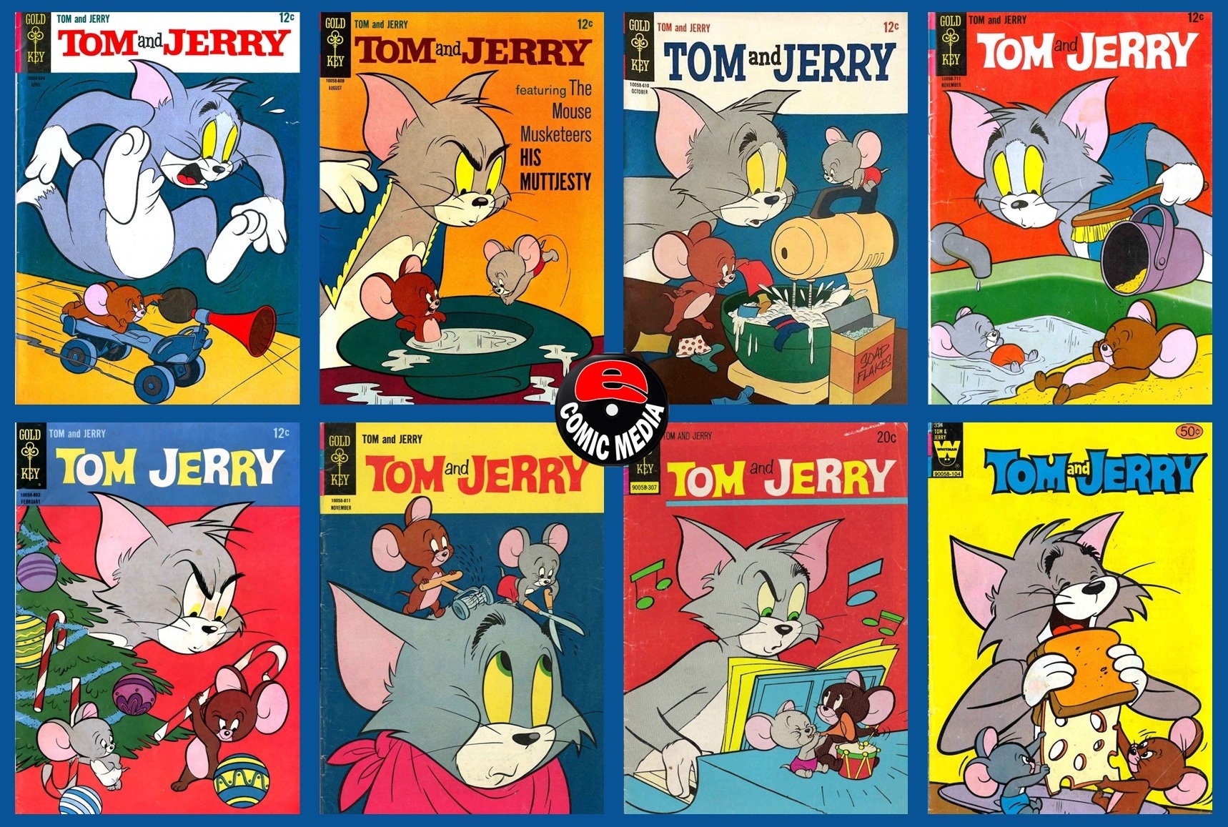 Tom & Jerry Comic Collection on Two PC DVD Roms CBR Format - Etsy