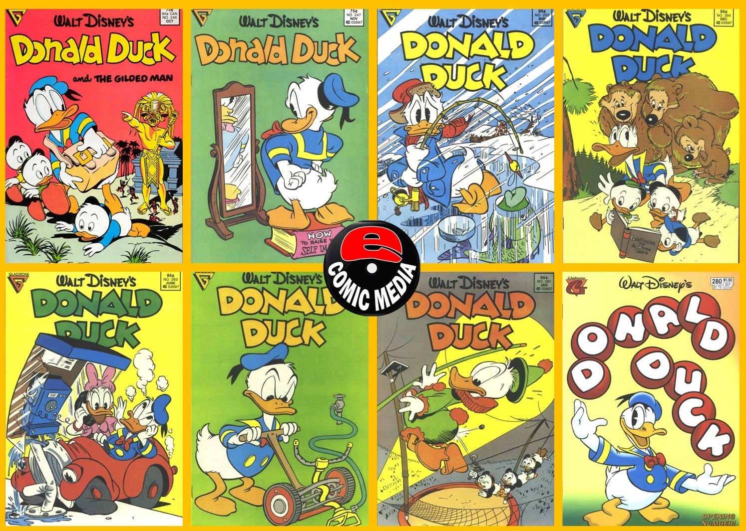 Donald Duck-gold Key-dell Comics on PC DVD Rom CBR Format - Etsy