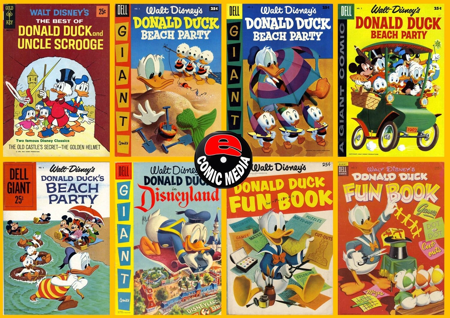 Donald Duck-gold Key-dell Comics on PC DVD Rom CBR Format - Etsy