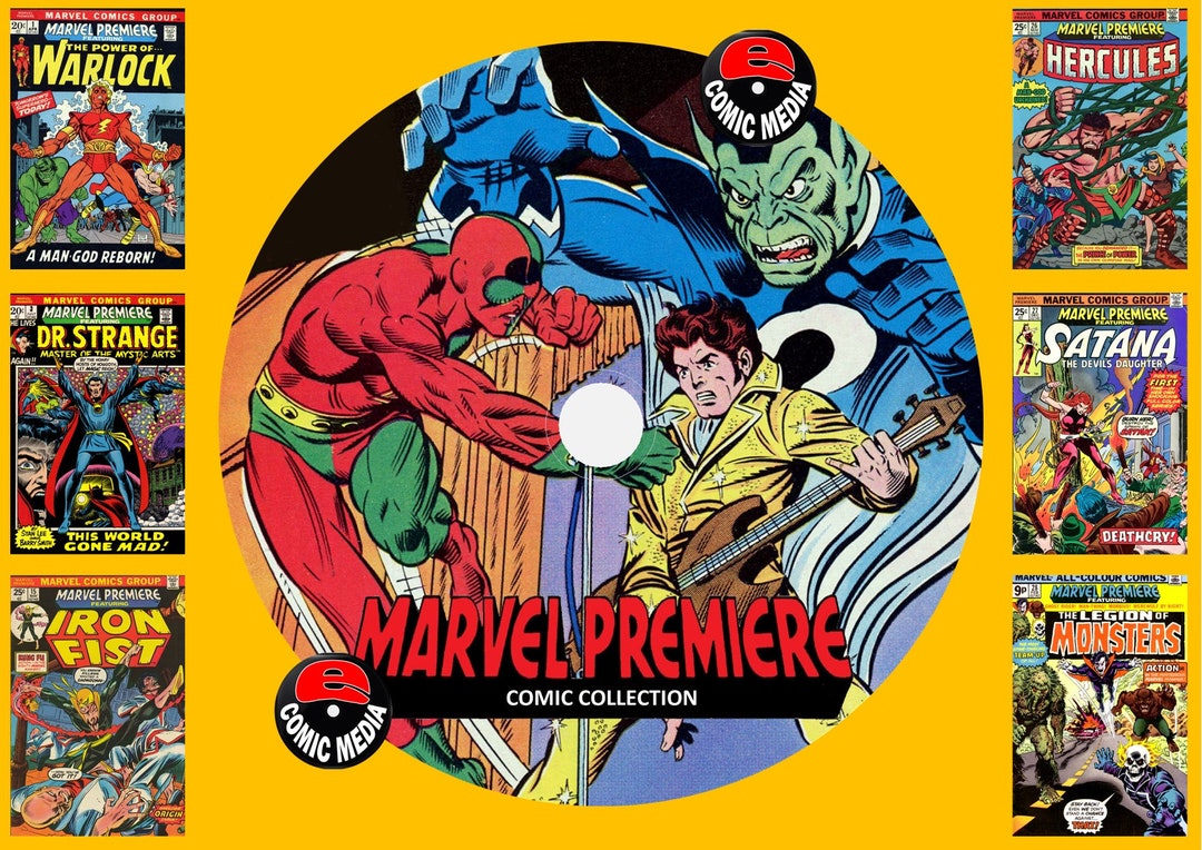 Marvel Premiere Comics on PC DVD Rom CBR Format - Etsy