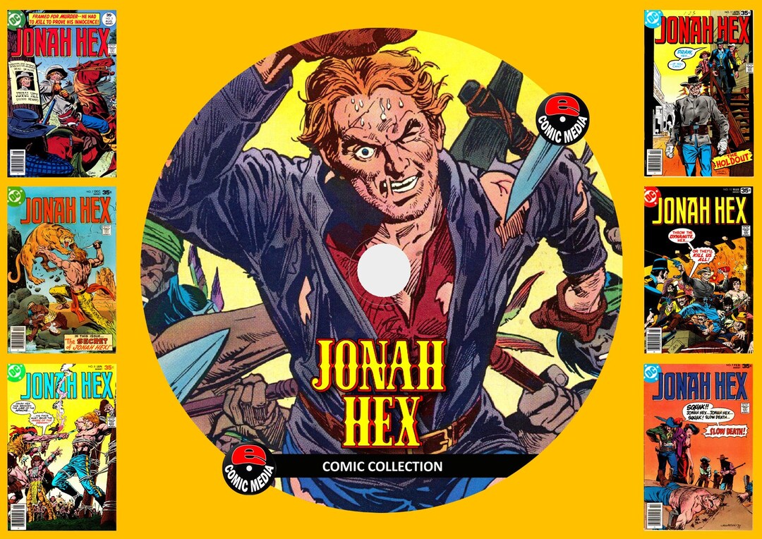 Jonah Hex Comics on PC DVD Rom (CBR Format) - Etsy