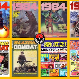 Warren Comic Magazine Collection on PC DVD Rom (CBR Format) - Etsy