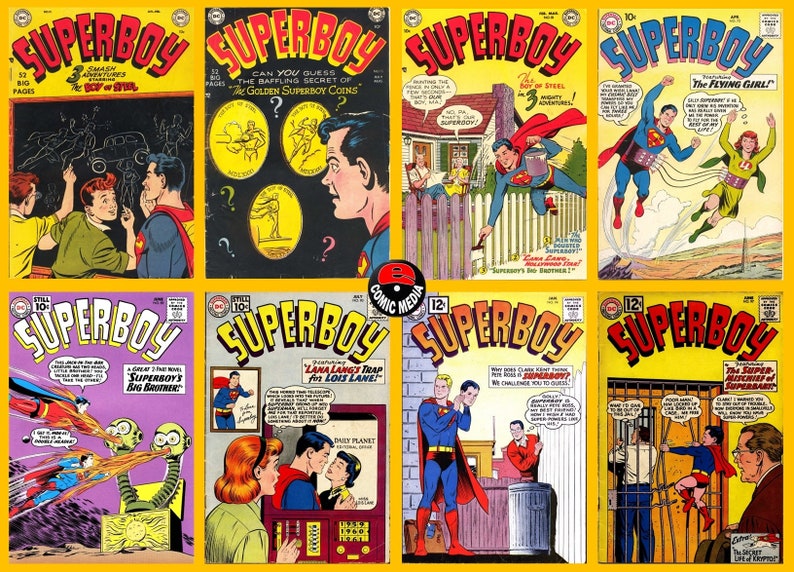 Superboy V1 Comics on PC DVD Rom CBR Format - Etsy Australia
