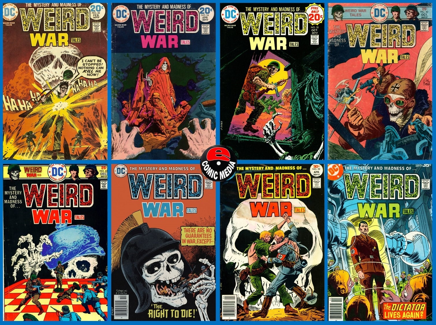 Weird War Tales Comics on PC DVD Rom (CBR Format) - Etsy