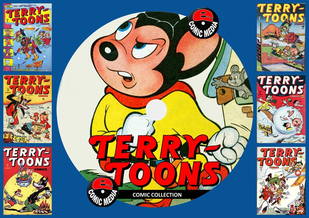 Terry Toons Comics on PC DVD Rom (CBR Format) - Etsy