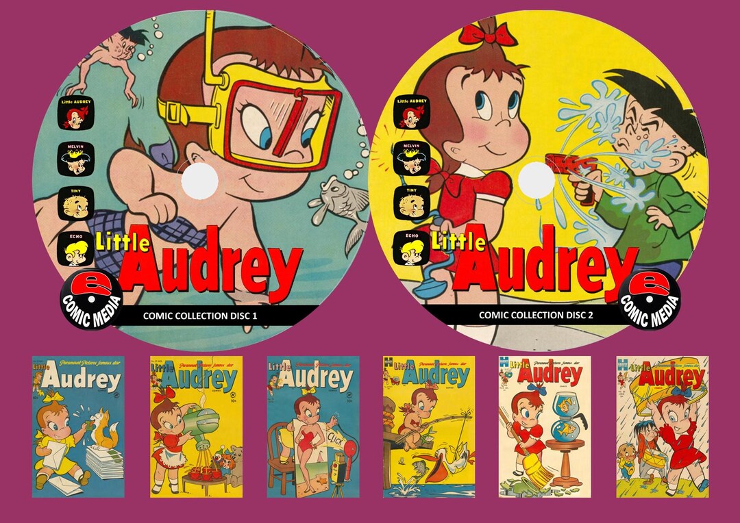 Little Audrey Harvey Comics on PC DVD Rom (CBR Format) - Etsy