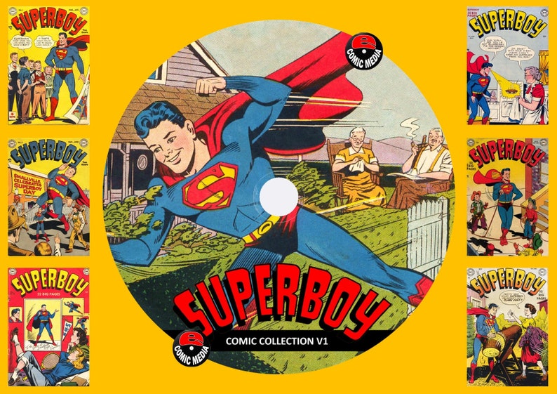 Superboy V1 Comics on PC DVD Rom CBR Format - Etsy Australia