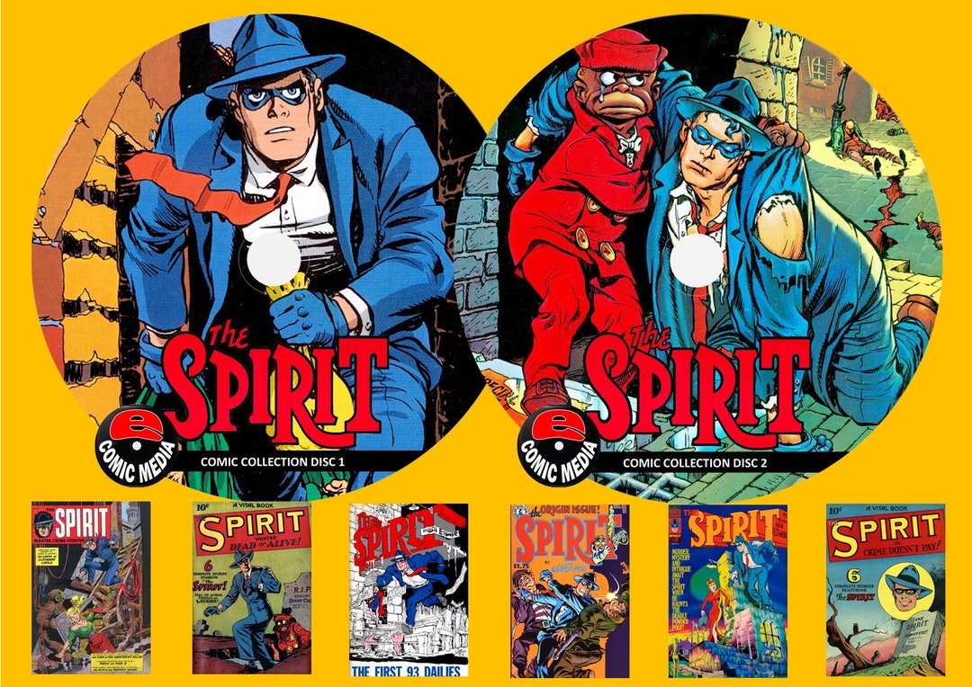 The Spirit Comic Collection on Two PC DVD Rom’s (CBR Format) - Etsy