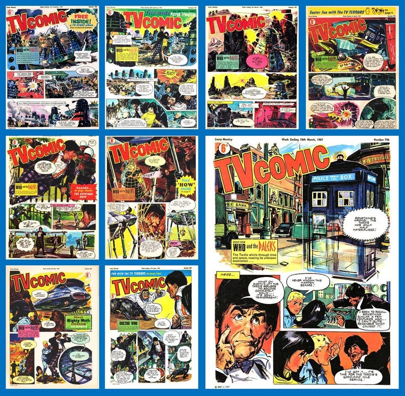 TV Comic UK 1950’s-60’s on Two Pc DVD Rom’s (cbr Format) - Etsy