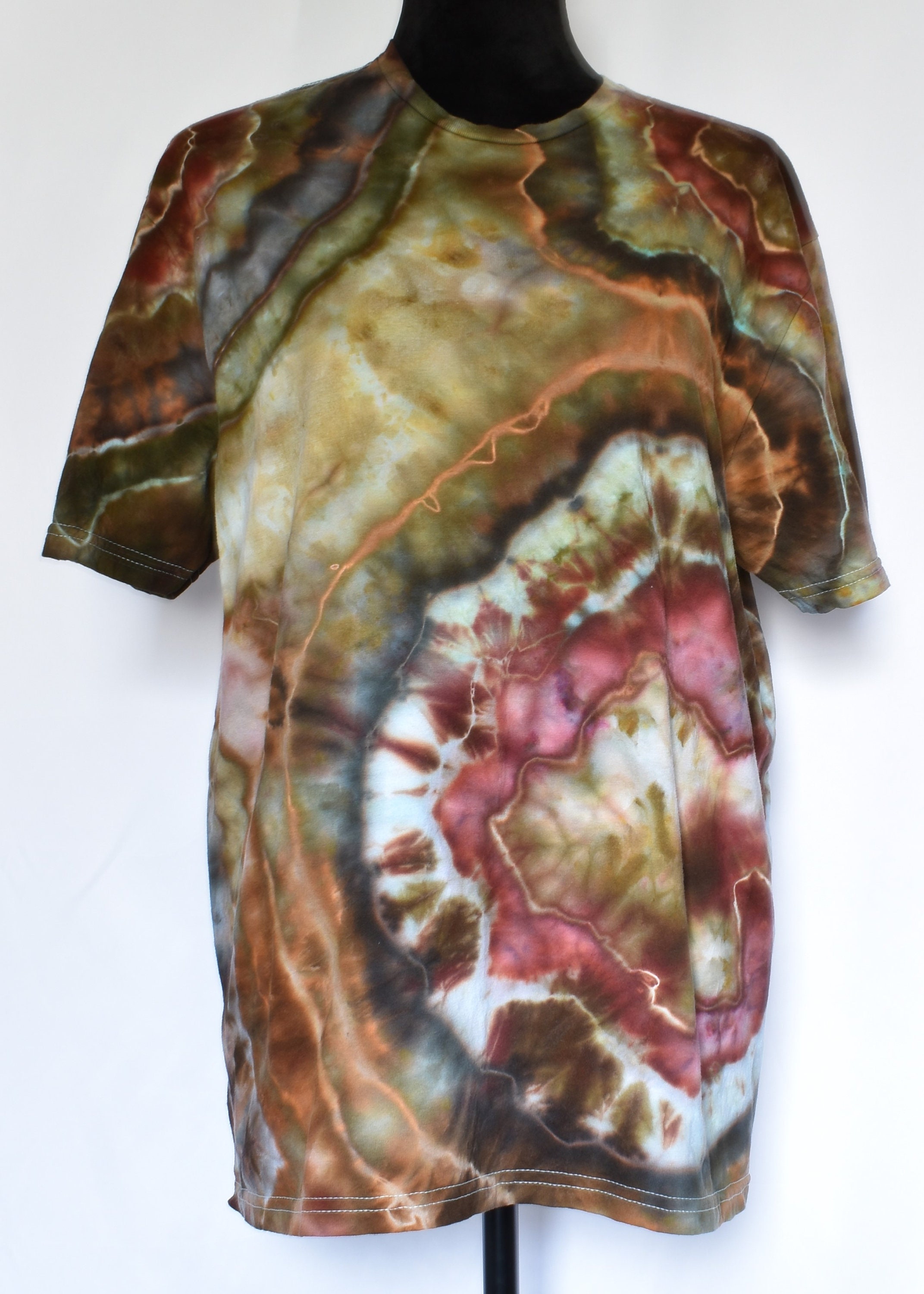 Ice Dye Shirt Multiple Geode Handmade Gift FREE SHIPPING Adult - Etsy