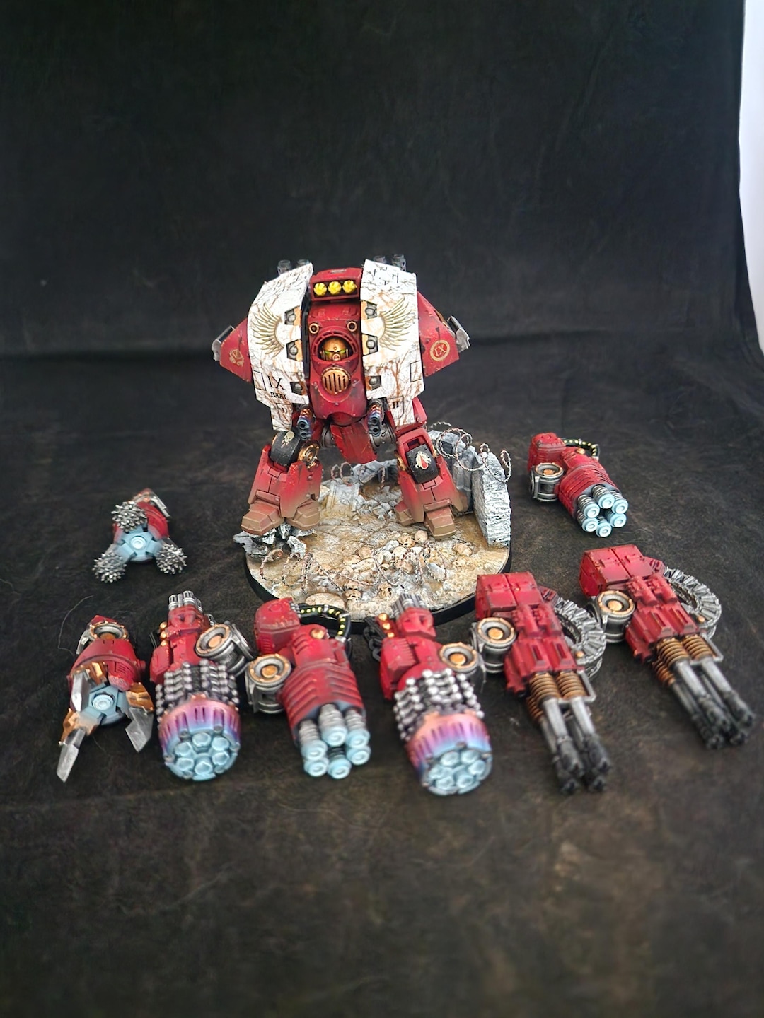Forgeworld Custom Leviathan Dreadnought Blood Angels Magnetised. - Etsy
