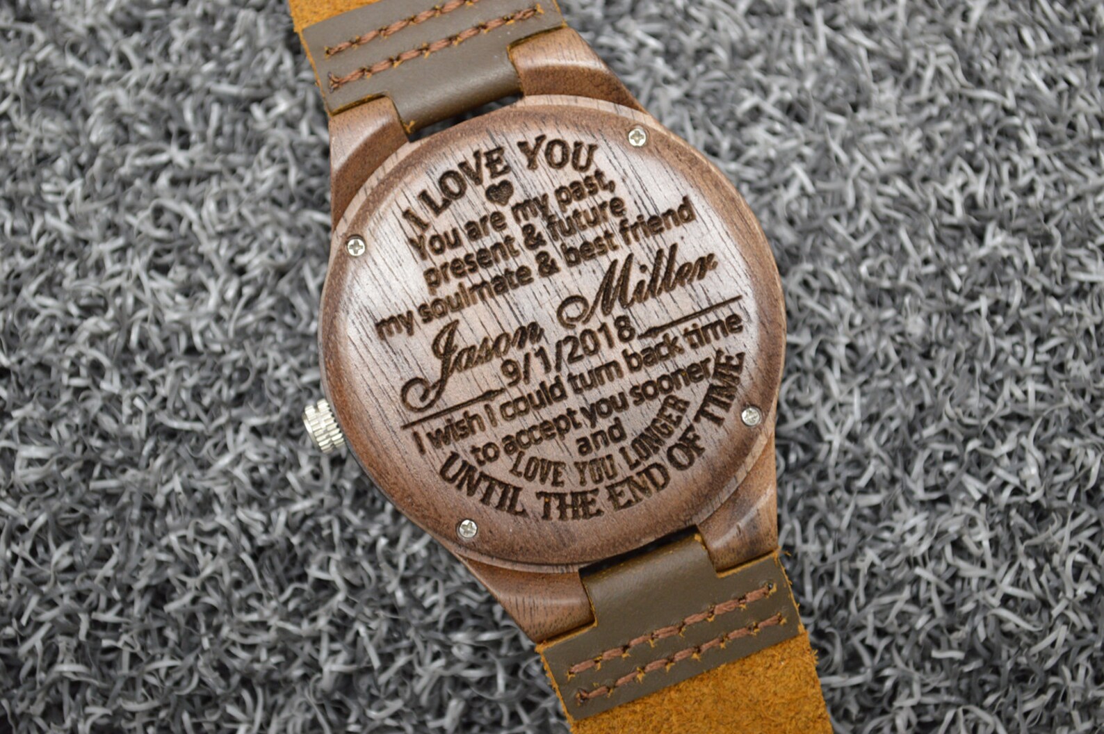 Personalized Wooden Watch Personalized Watch Engraved Watch - Etsy