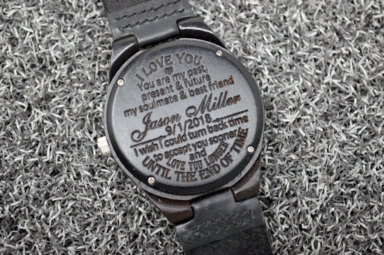 Personalized Wooden Watch Personalized Watch Engraved Watch | Etsy