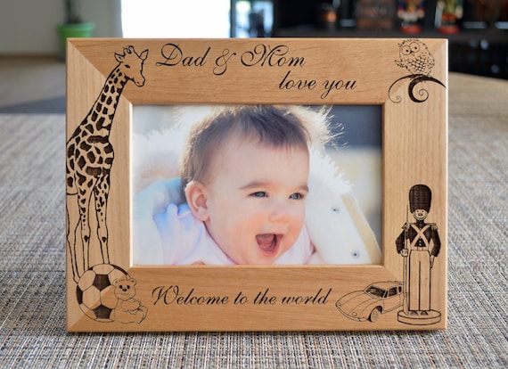 Personalized Picture Frame Baby Photo Frame Custom Photo | Etsy