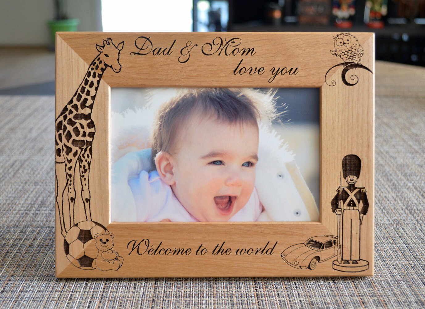 Personalized Picture Frame Baby Photo Frame Custom Photo | Etsy