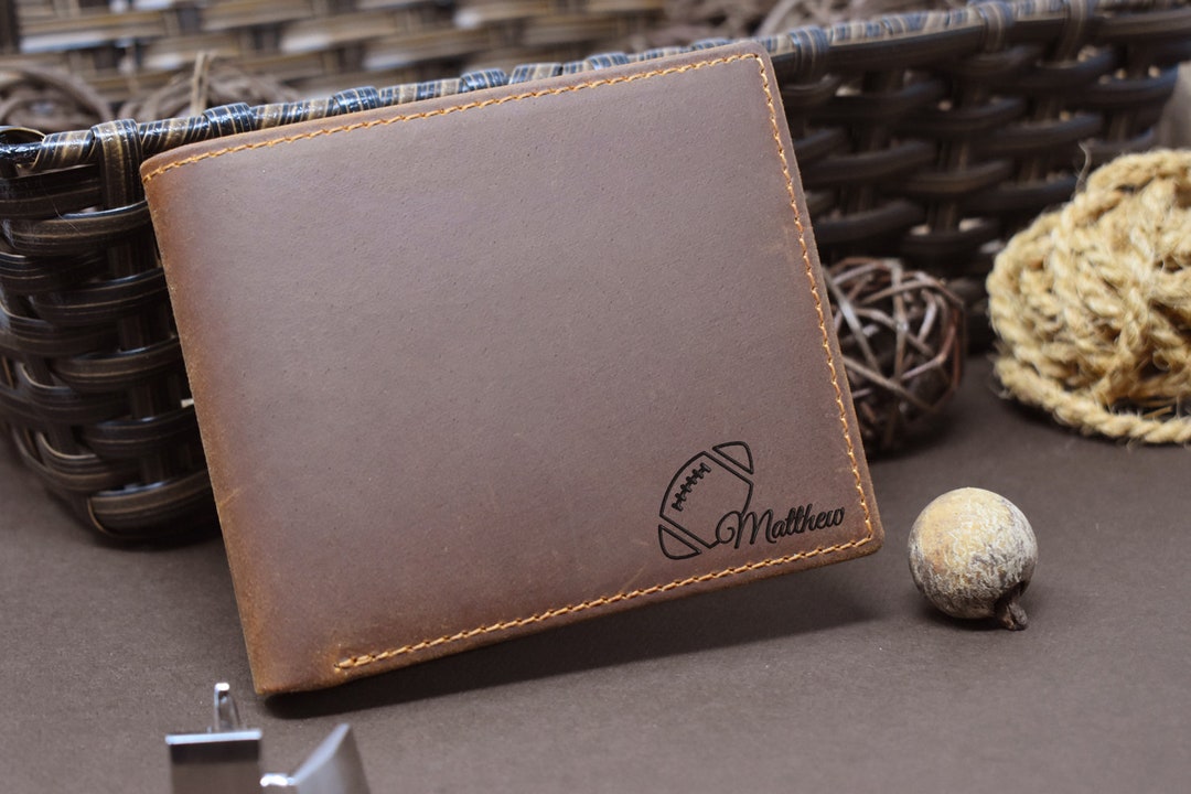 Football Gifts, Football Wallet, Personalized Football Gift, Football ...