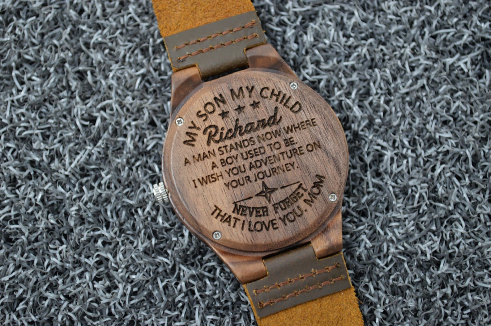 Personalized Wooden Watch Personalized Watch Engraved Watch | Etsy