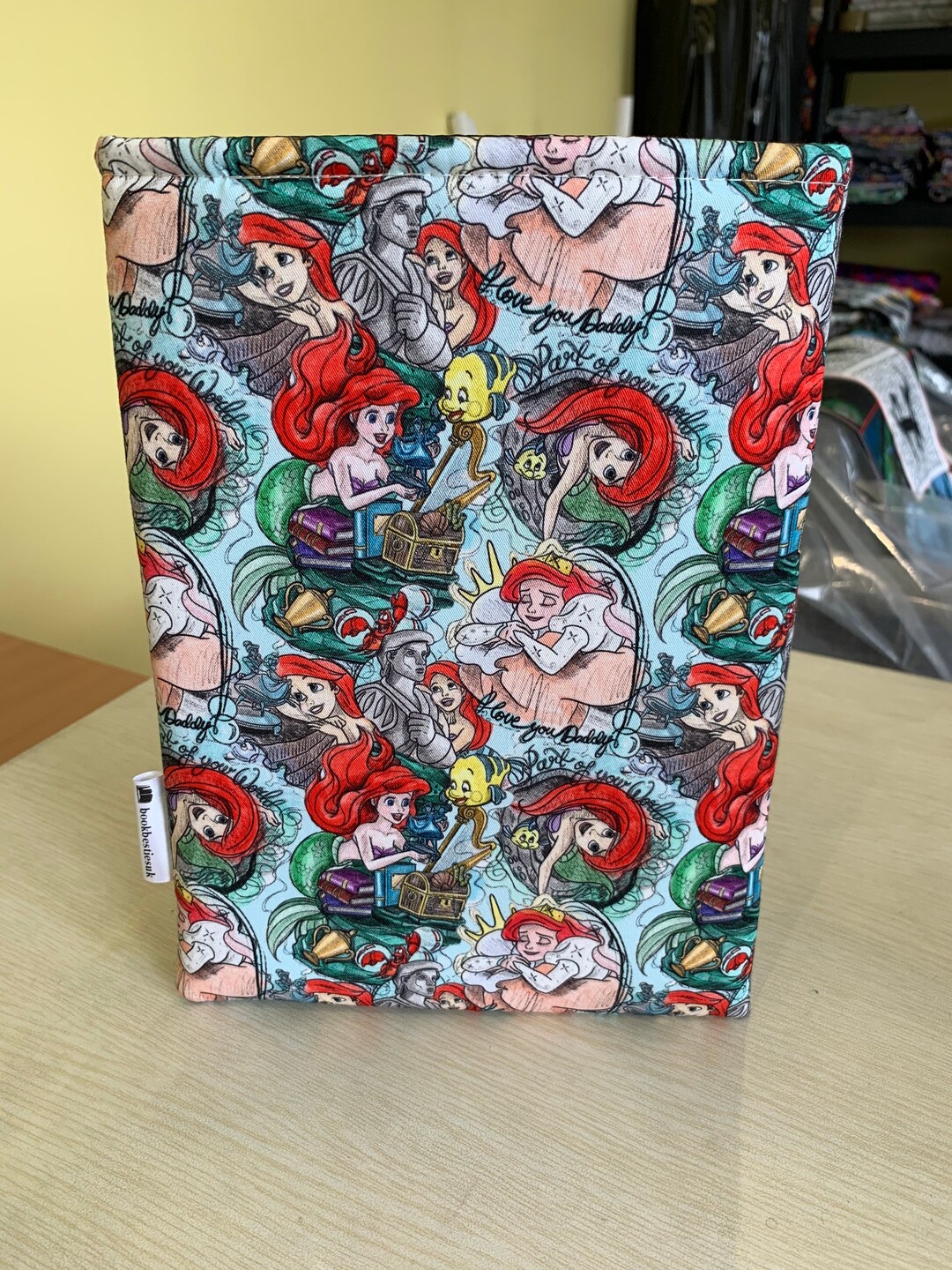 Sky Blue Mermaid Book Cover Book Pouch Bookbestie Book Sleeve Zip Sold ...