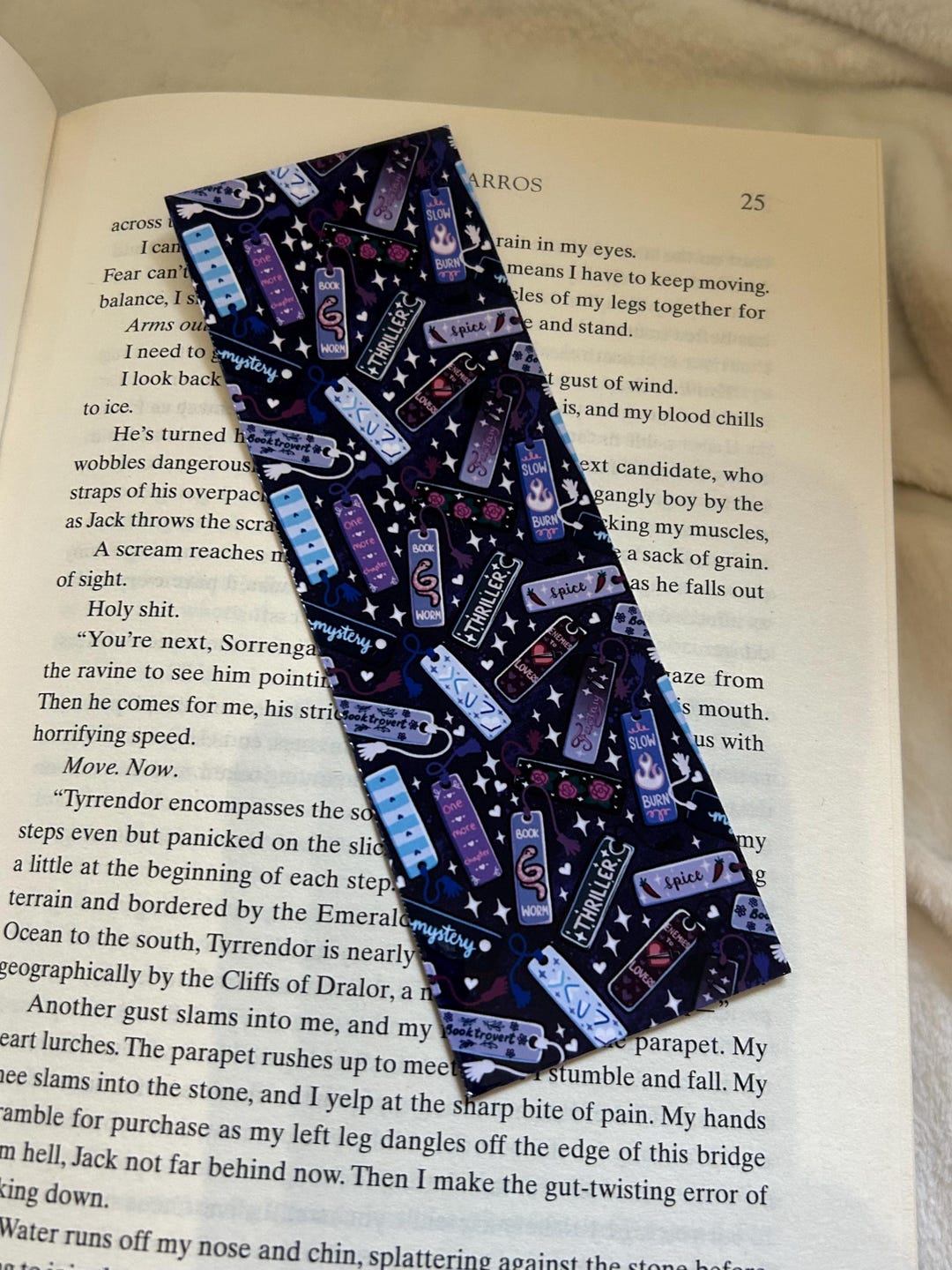 Bookmark Tropes and Genres Hand Made Laminated Double Sided Bookmark ...