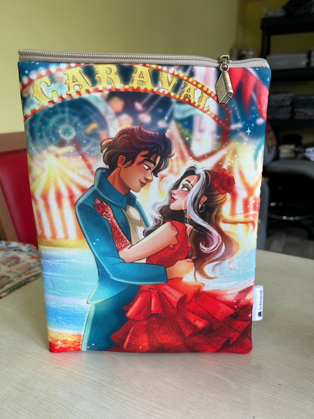 Cartoon Caraval Bookbestie Book Cover Book Pouch Bookbestie Book Sleeve ...