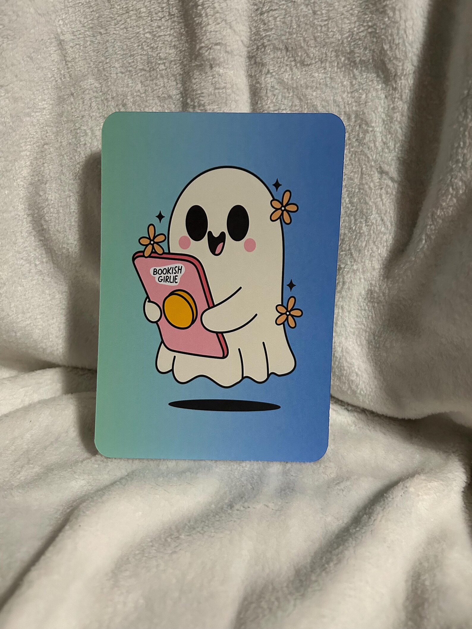 Kindle Girlie Ghost Ombre Kindle E Reader Insert Card for Clear Case ...