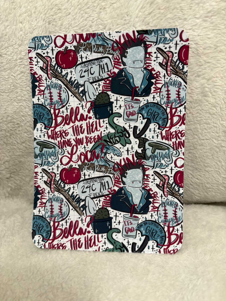 Hoa Hoa Hoa Twilight Kindle E Reader Insert Card for Clear Case, Kindle Accessory Decoration ...