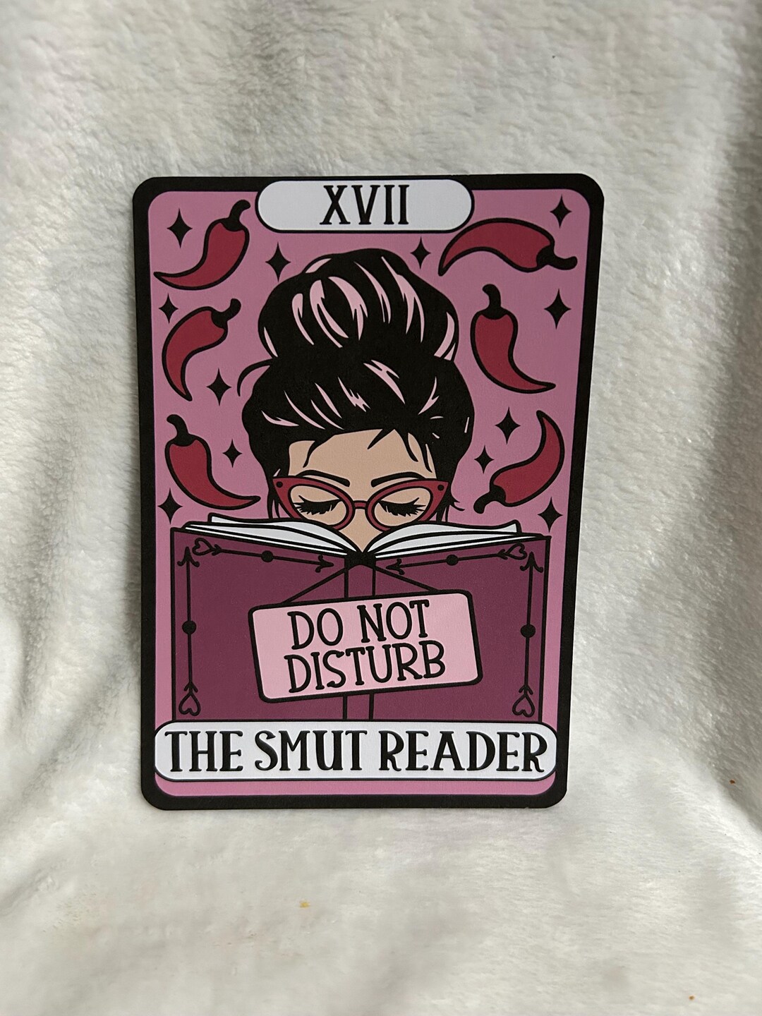 Do Not Disturb the Smut Reader Tarot Style Kindle Ereader Insert Card ...