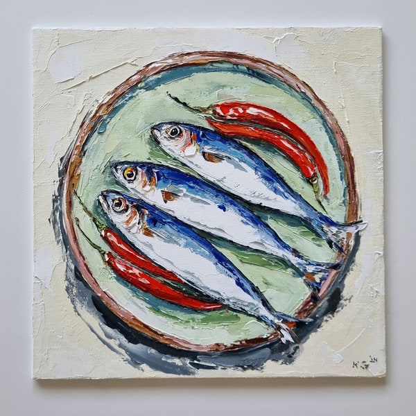 Fish Painting - Etsy