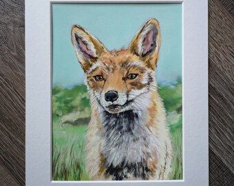 Fox Art Wildlife Pastel Drawing by Cori Solomon - Etsy