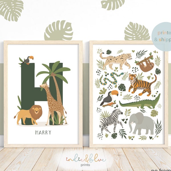 Jungle Animal Prints - Etsy