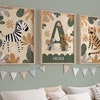 Wild One Print, Jungle Animals Print, Safari Nursery Decor, Scandi ...