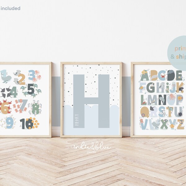 Sea Animals Alphabet Png - Etsy