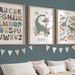 Set of 3 Personalised Dinosaur Posters Alphabet Print - Etsy