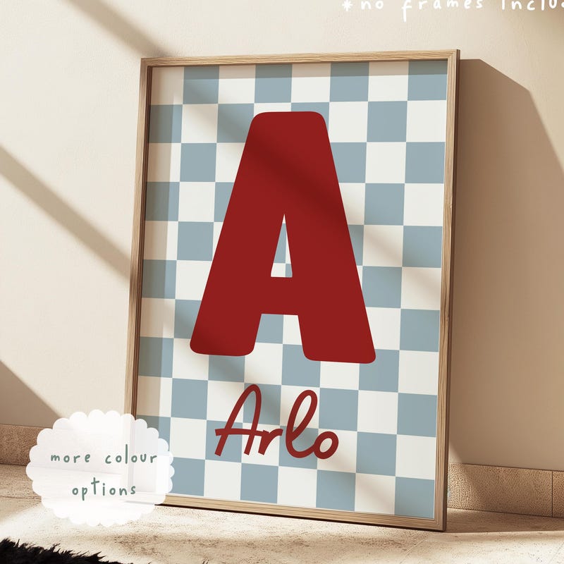 Boys Initial Room Decor - Etsy UK