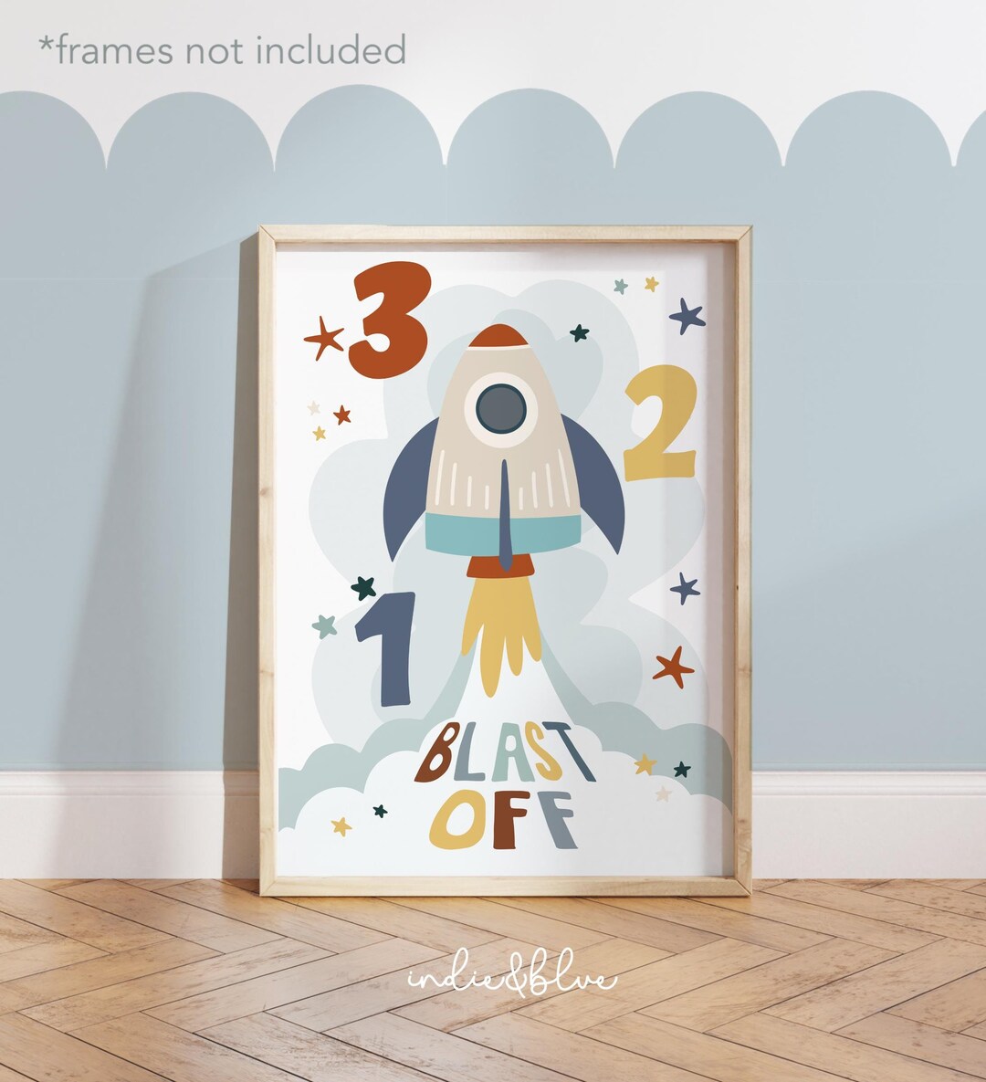Blast off Space Print, Space Poster, Rocket Poster, Boy Nursery Decor ...