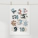 Navy Blue Numbers Chart Print, Under the Ocean, Sea Nursery Animals ...