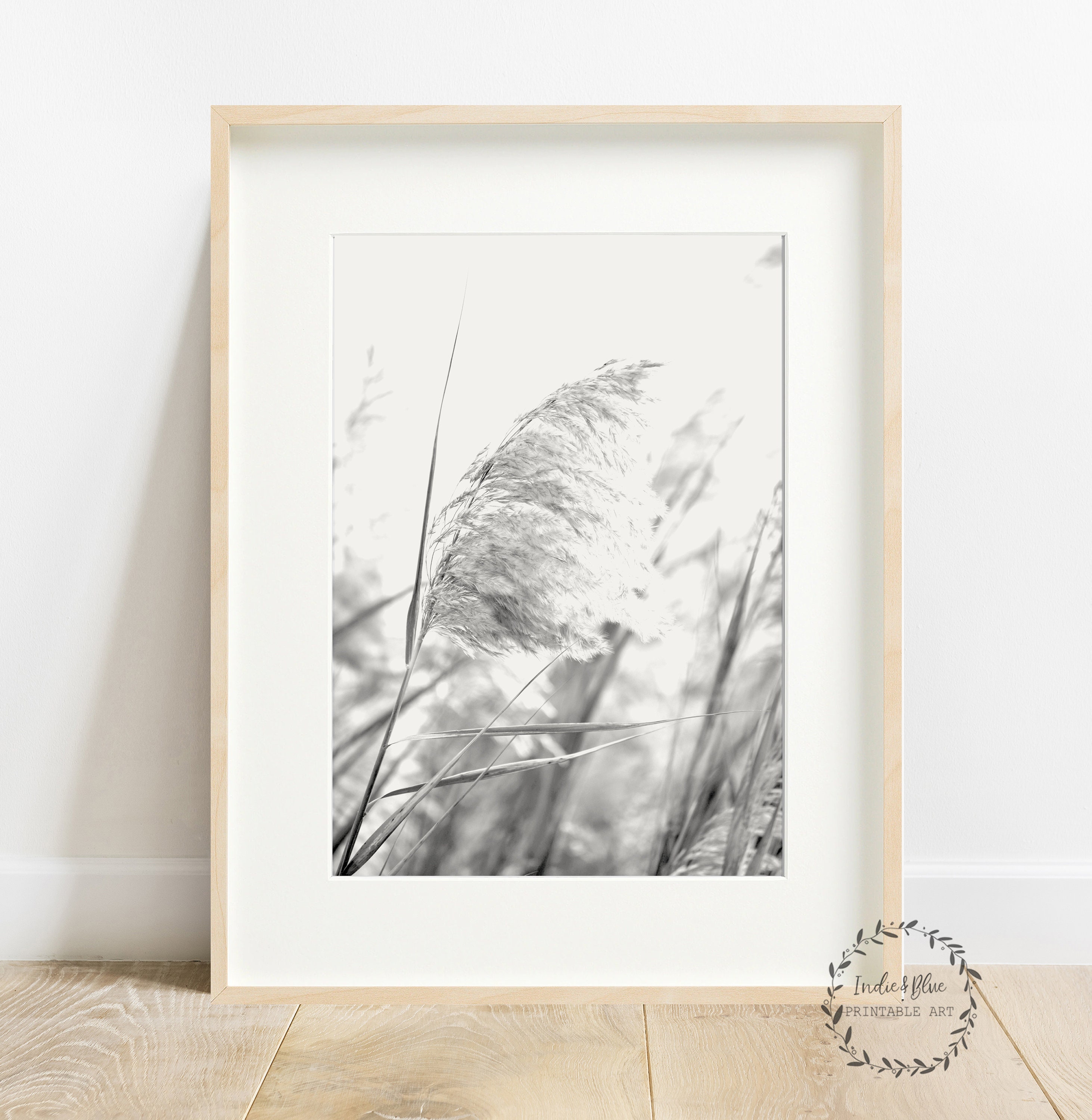 Set of 2 Grass Prints Printable Art Botanical Prints Nature | Etsy